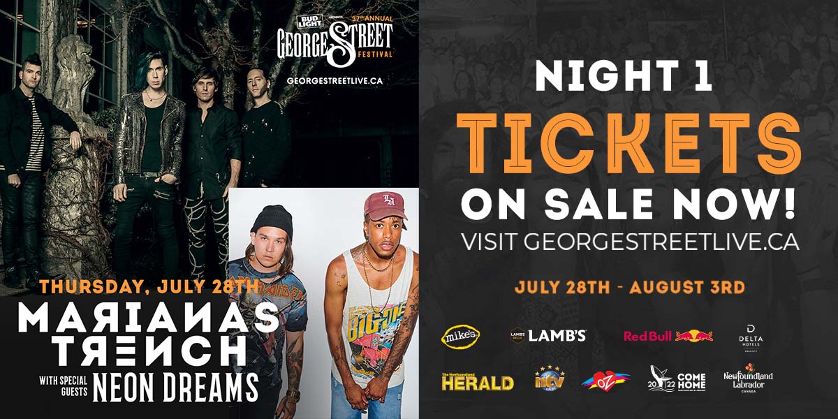 Marianas Trench & Neon Dreams to open the 2022 George Street Festival ...